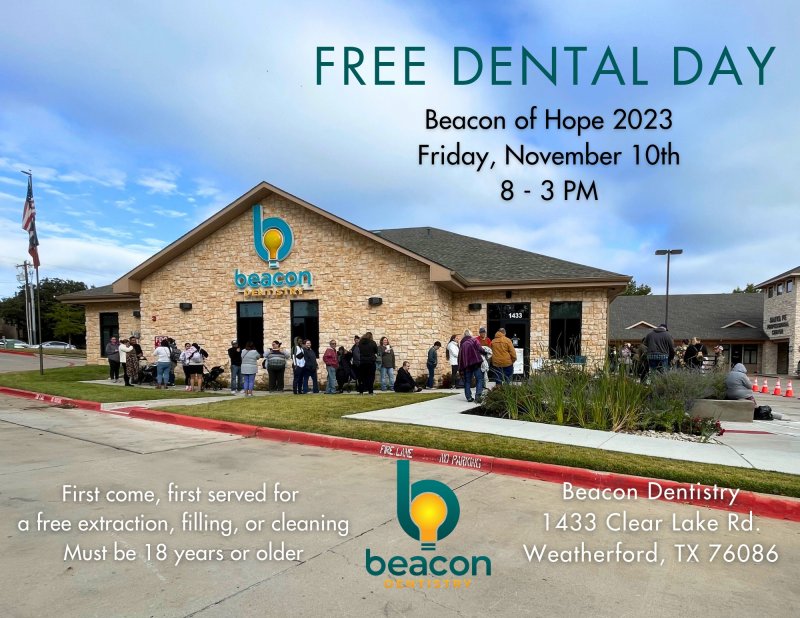 Beacon of Hope Free Dentistry Day 2023 | Beacon Dentistry of Weatherford
